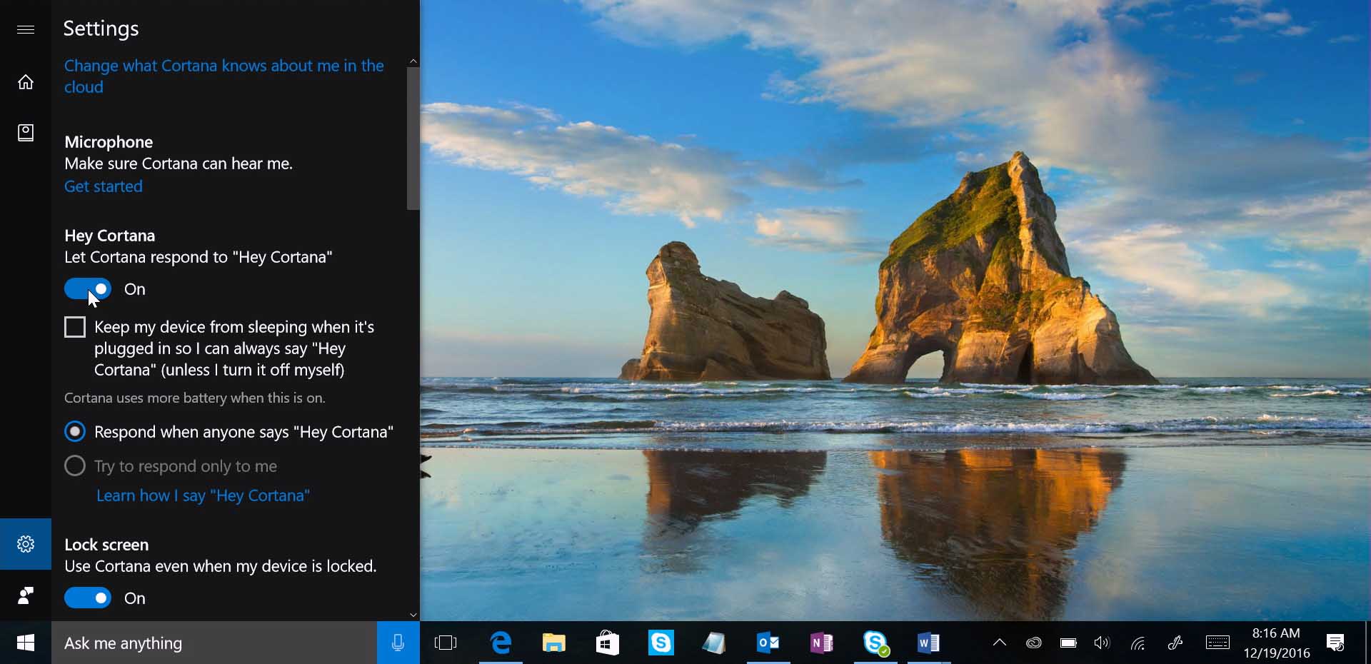 Windows 10 Tip: Enable “Hey Cortana” and teach Cortana to recognize ...
