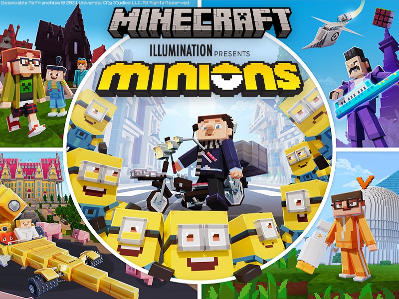Minions x Minecraft DLC now available in Minecraft Marketplace ...