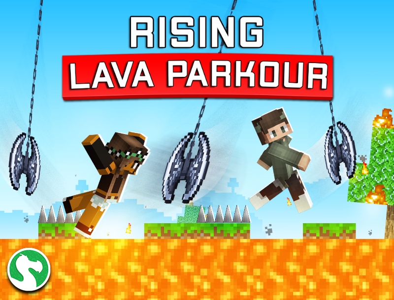 Free Rising Lava Parkour map added to Minecraft New Year's Celebration ...