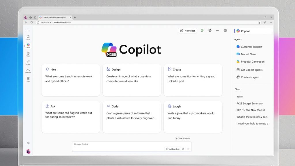 すべての人のための副操縦士: Microsoft 365 Copilot Chat が登場 - Windows Blog for Japan