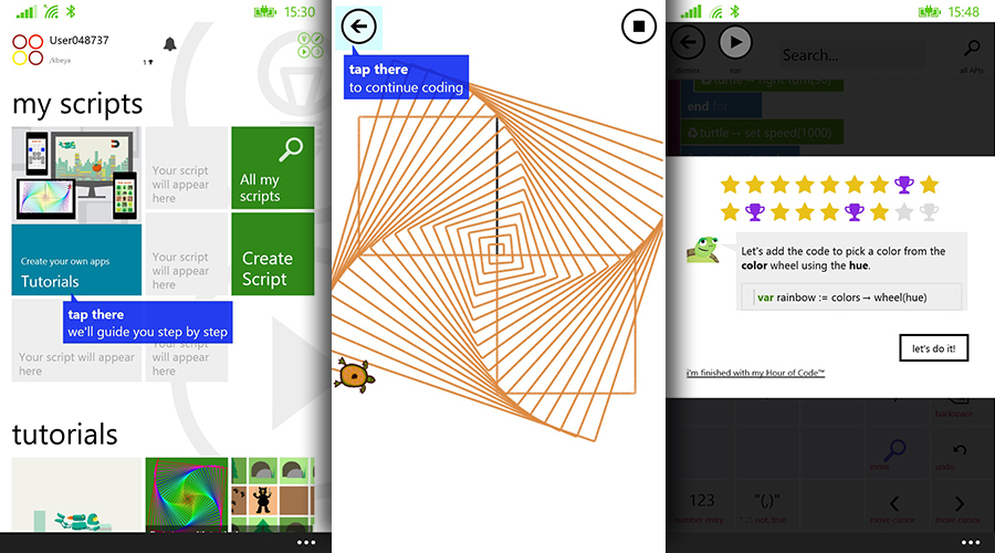 TouchDevelop: Create apps and games on your Lumia | Microsoft Devices Blog