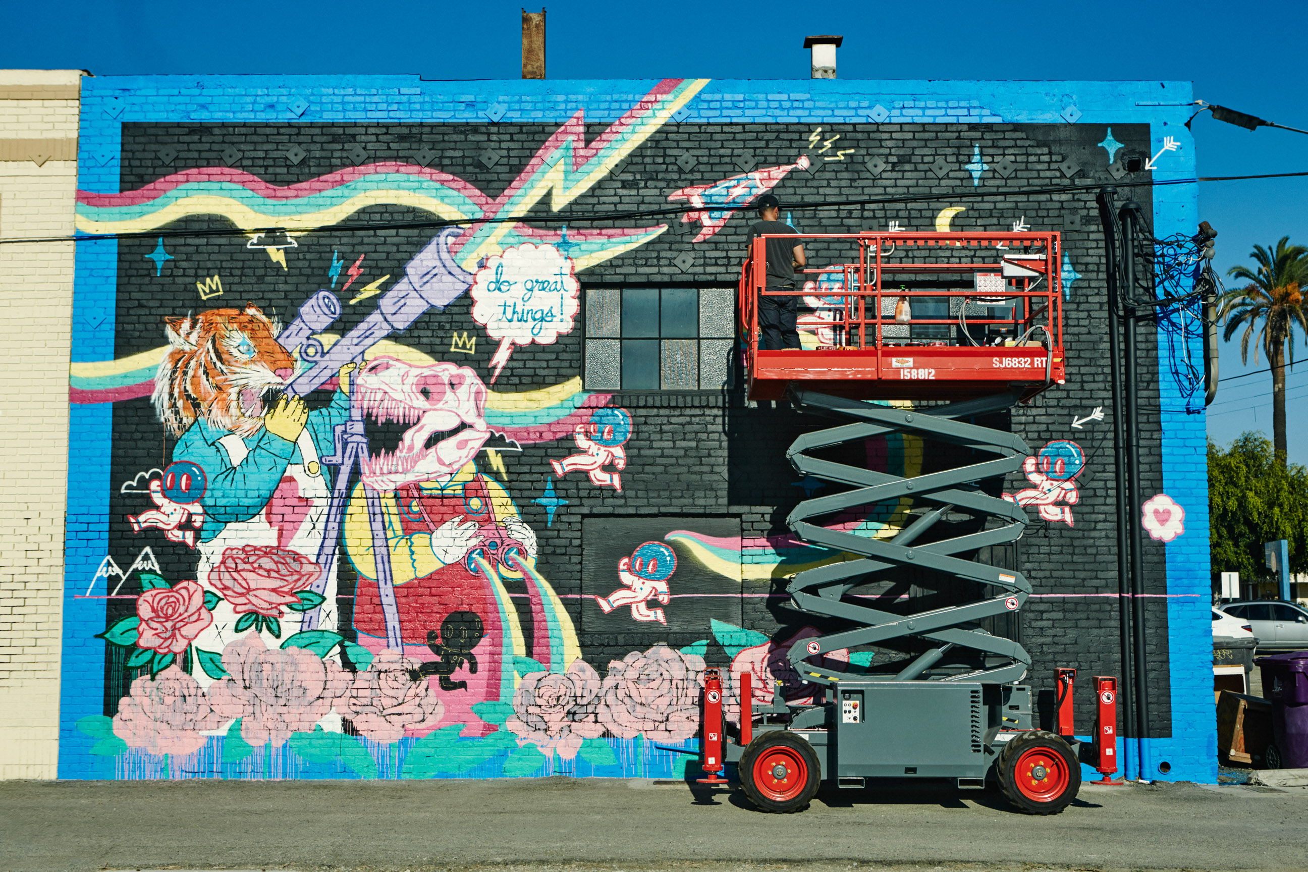 Jasper Wong creates the first in a series of 17 murals for Designed on ...