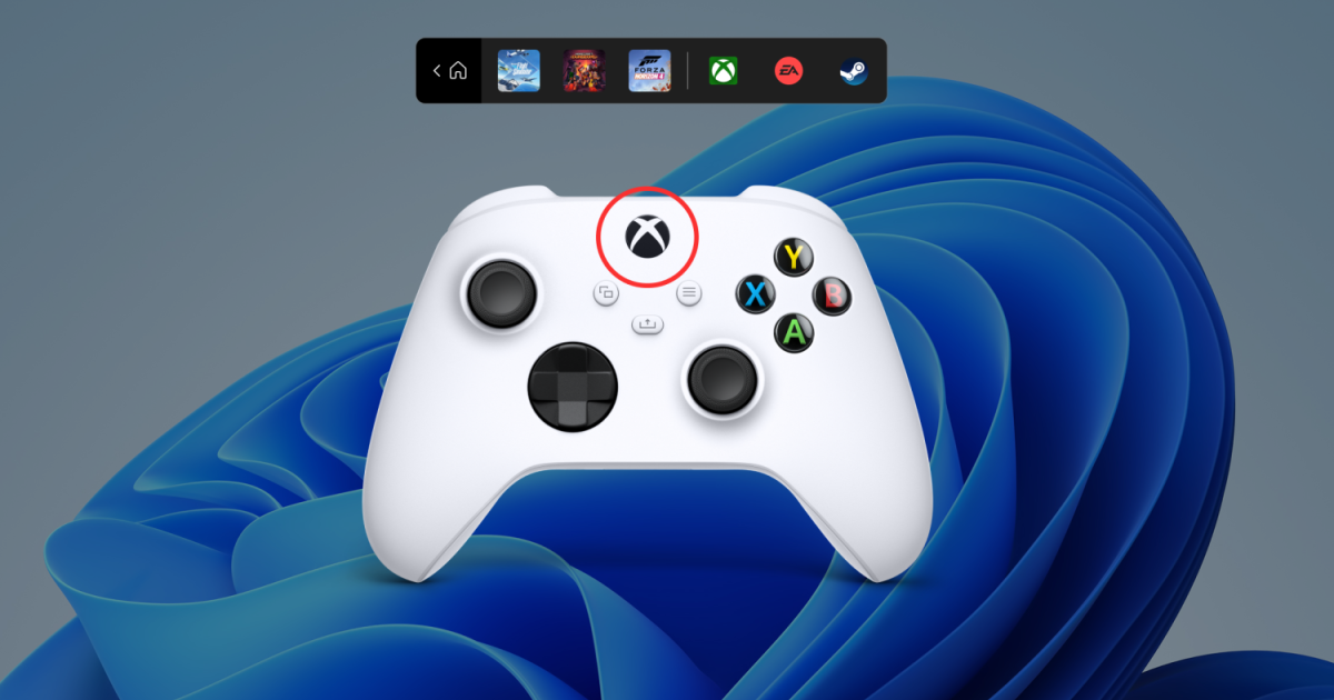 Windows Insiders can now try out an early preview of controller bar ...