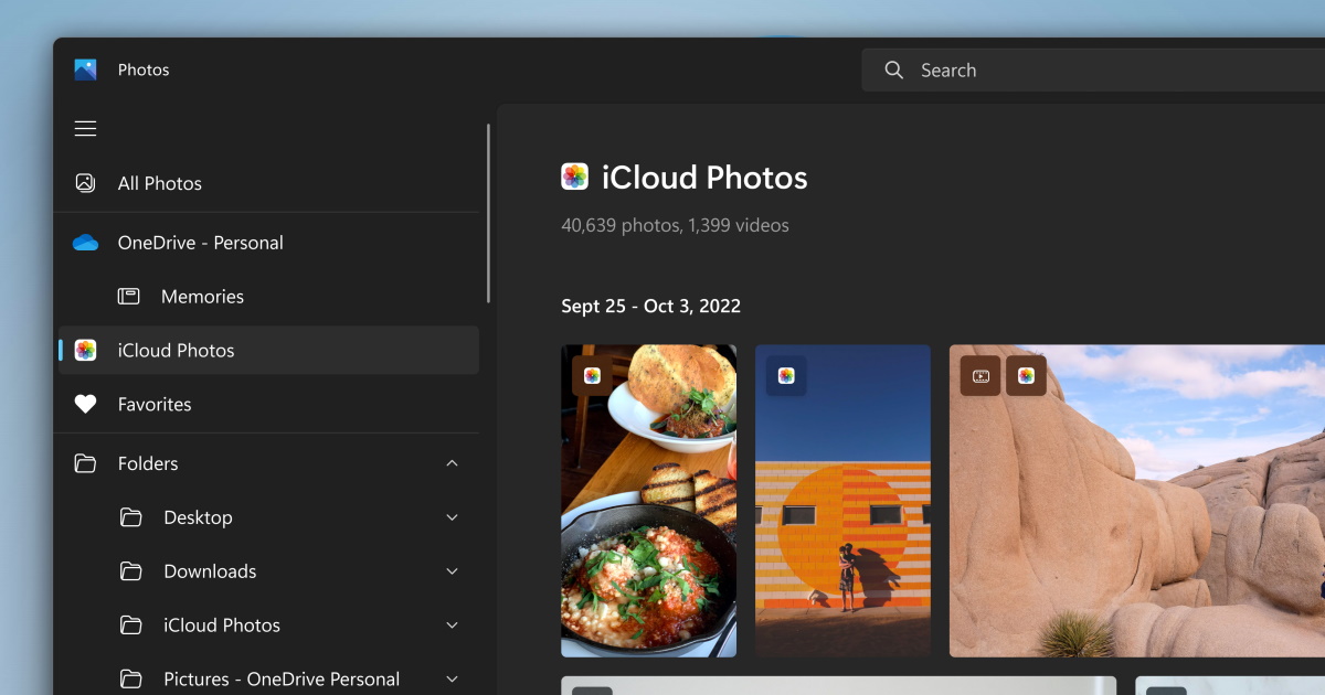 Updated Photos app for Windows 11 with iCloud Photos now rolling out to ...