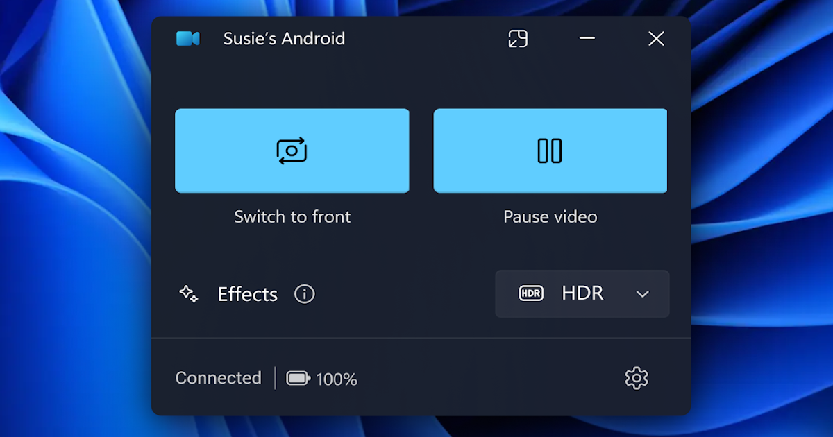 Ability to use a mobile device’s camera as a webcam on your PC begins ...