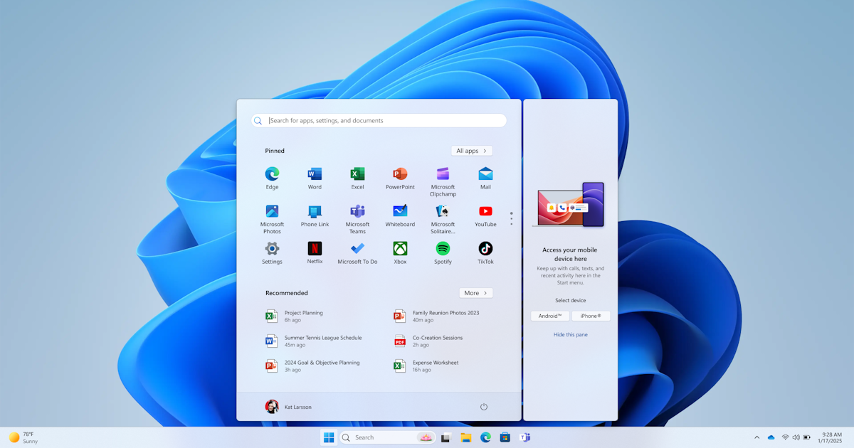 Seamless phone integration from the Start menu gets even better for ...