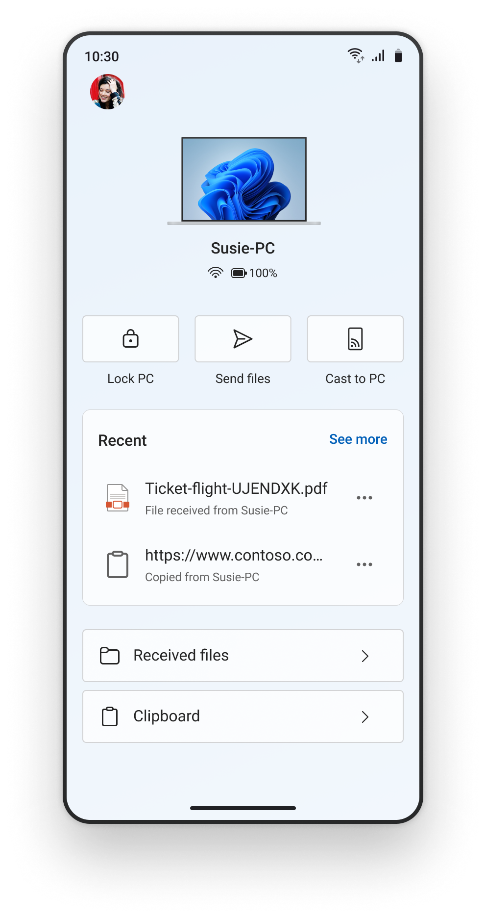 Previewing a refreshed Link to Windows experience for Android phones ...